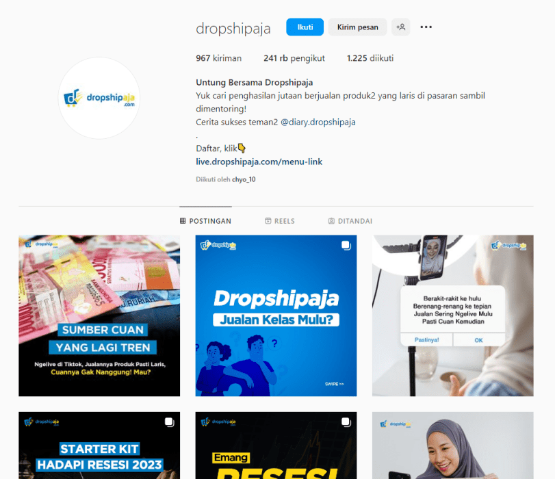 4 Tips Bio Online Shop Yang Keren & Menarik Beserta Contohnya