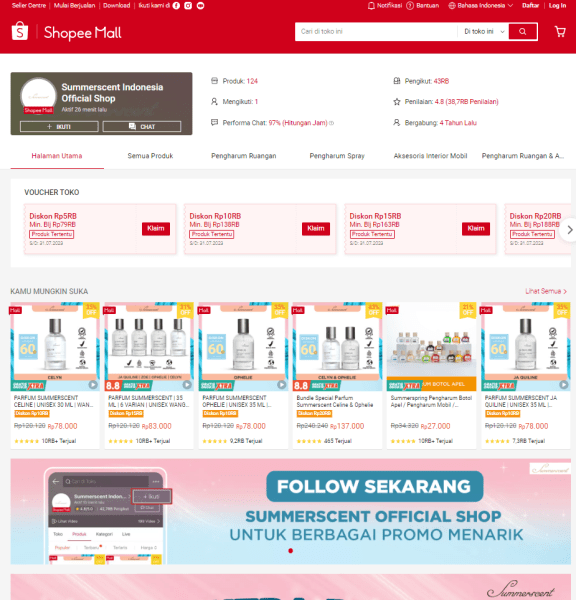Contoh & Cara Desain Toko di Shopee/Tokopedia Agar Menarik