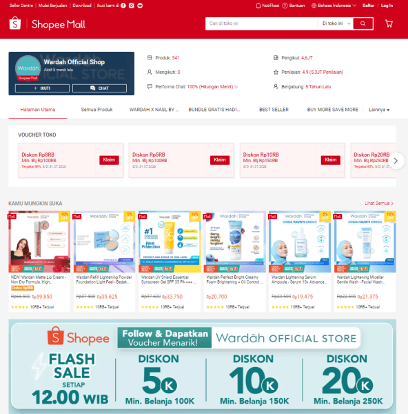 Contoh & Cara Desain Toko di Shopee/Tokopedia Agar Menarik